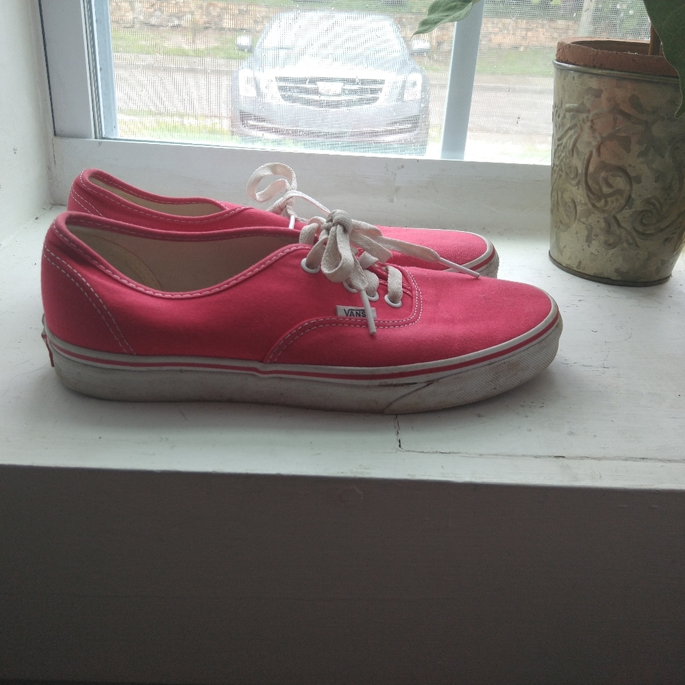 Vans Red Authentic Sneakers - Gem